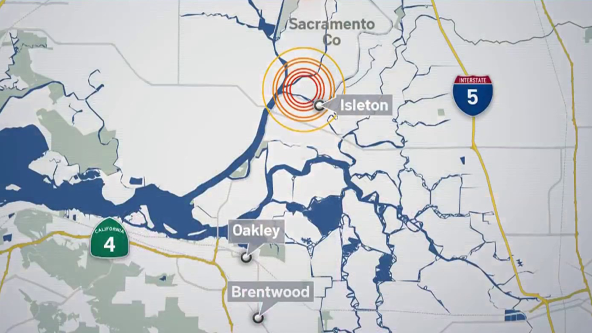 M2.9 earthquake shakes near eastern Contra Costa County – NBC Bay Area