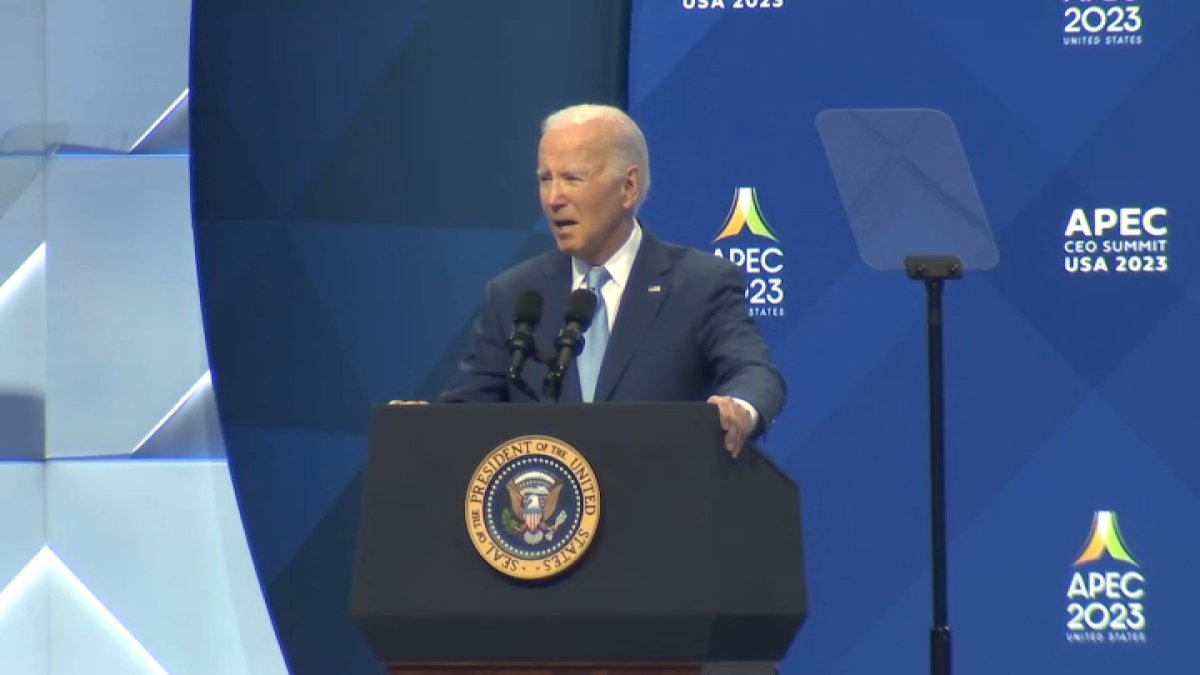 President Biden takes center stage at APEC CEO summit in San Francisco ...