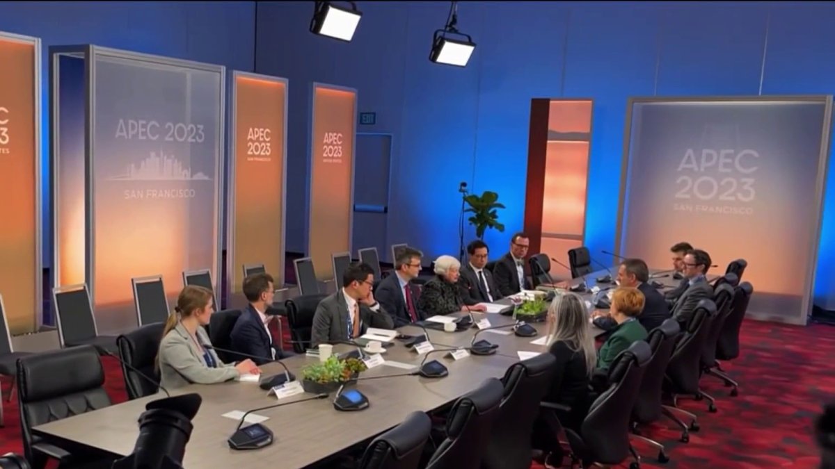 APEC in SF: US Treasury Secretary holds meetings, large protest near ...