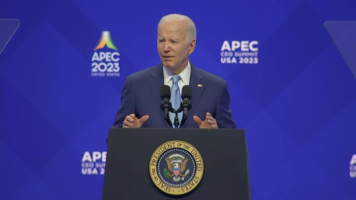 Biden makes remarks during APEC CEO Summit – NBC Bay Area