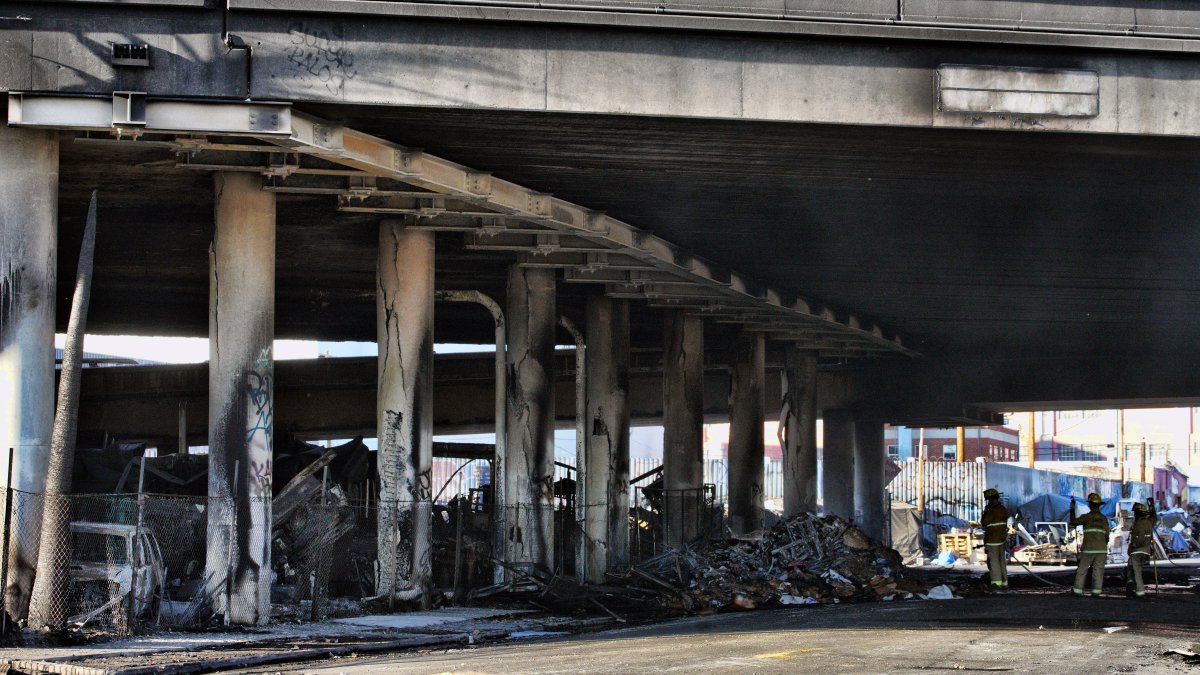 Fire Closes Interstate 10 Near Downtown Los Angeles Indefinitely Nbc