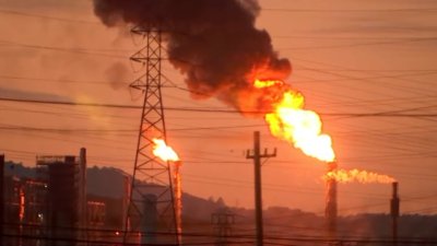 Intermittent flaring at Chevron refinery in Richmond – NBC Bay Area
