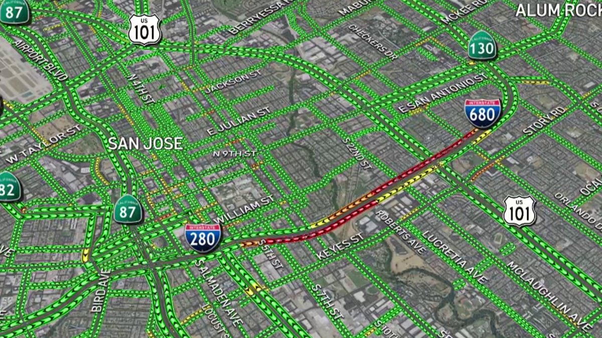Some lanes of I-280 in San Jose reopen after police activity – NBC Bay Area