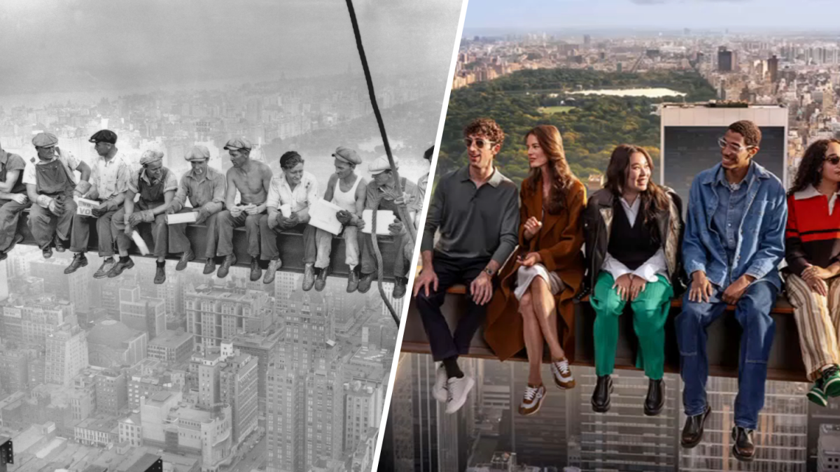 ‘The Beam’ at Rockefeller Center’s Top of the Rock allows visitors to ...