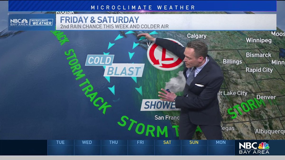 Forecast Bay Area Rain Timeline Tuesday Nbc Bay Area