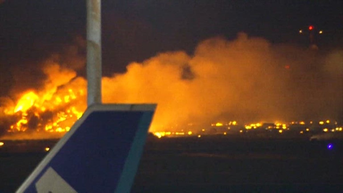 Video shows Japan Airlines plane engulfed in flames – NBC Bay Area