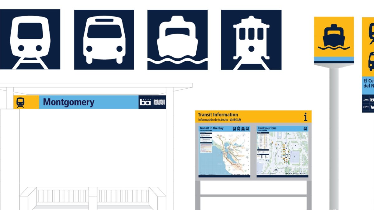 New prototype transit signs coming to the Bay Area – NBC Bay Area