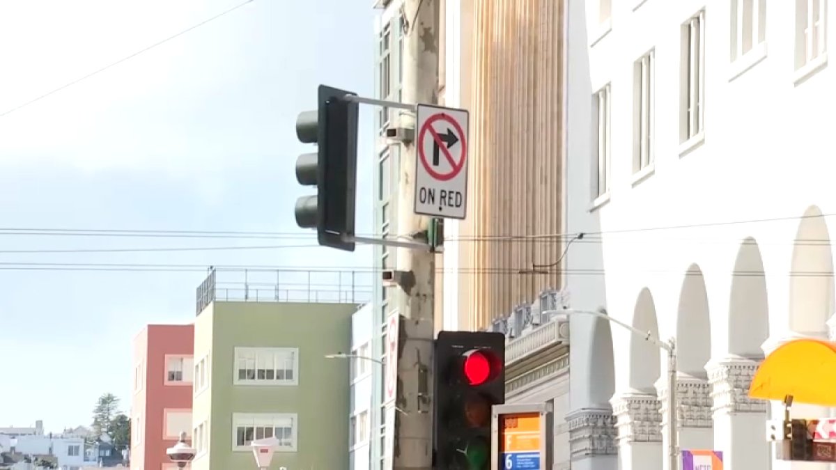 San Francisco considers expanding right turn on red light ban – NBC Bay ...