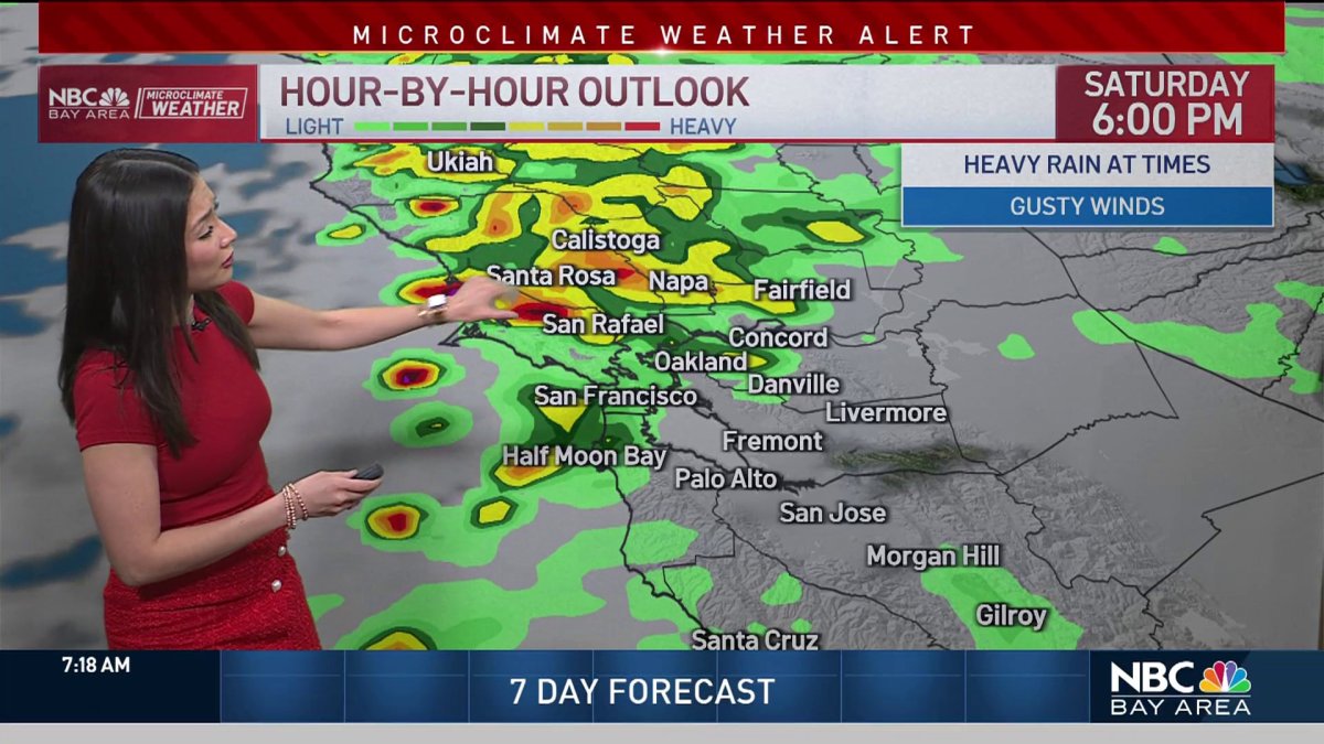 Cinthia’s forecast: Two storms this weekend – NBC Bay Area