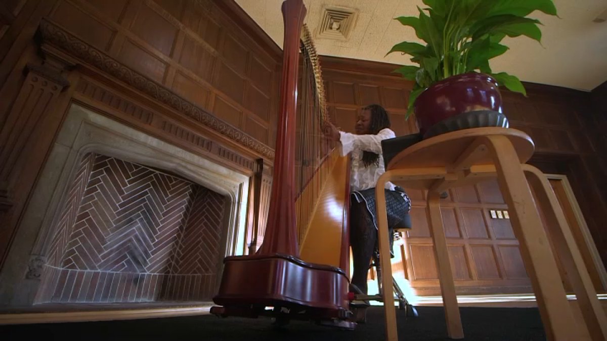 Bay Area harpist Destiny Muhammad took the long way around – NBC Bay Area