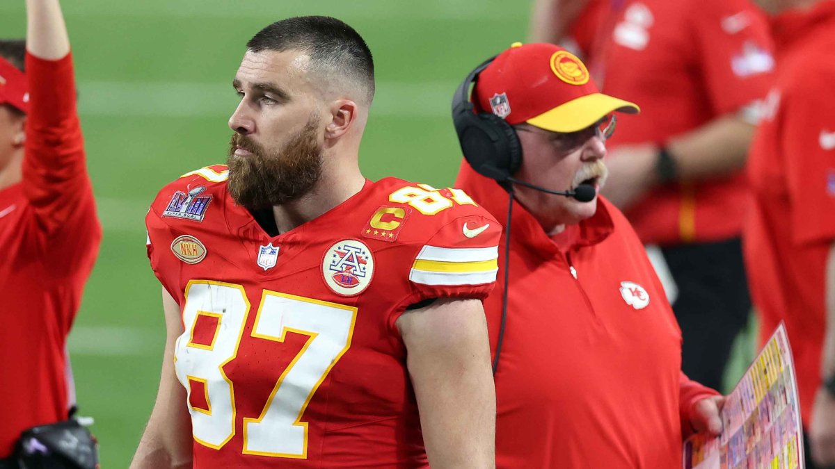 Travis Kelce calls his Super Bowl scuffle with Andy Reid ‘unacceptable’ – NBC Bay Area