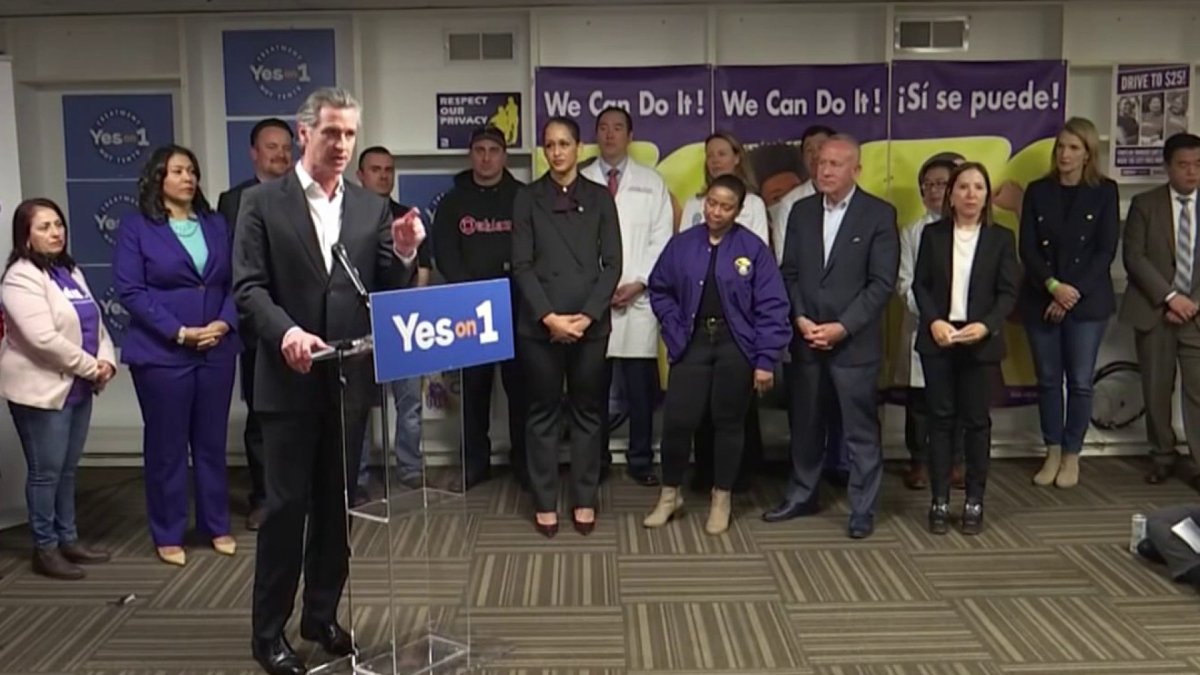 Gov. Newsom pushes for Prop 1 in San Francisco – NBC Bay Area