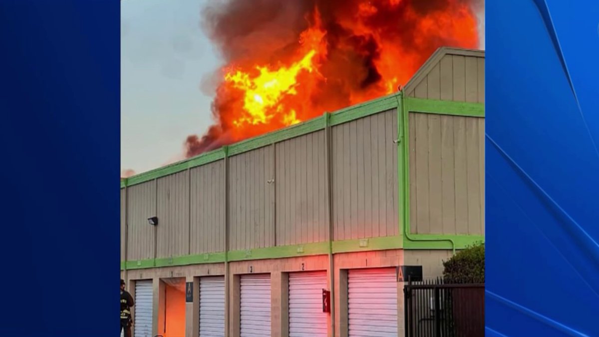 Fire destroys dozens of storage units in Fremont – NBC Bay Area