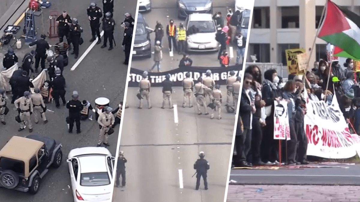 Arrests made after Golden Gate Bridge and I-880 protests – NBC Bay Area