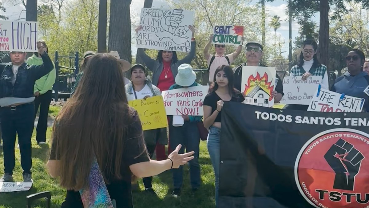 Tenants rally in Concord, opposing referendum on new rent stabilization ...