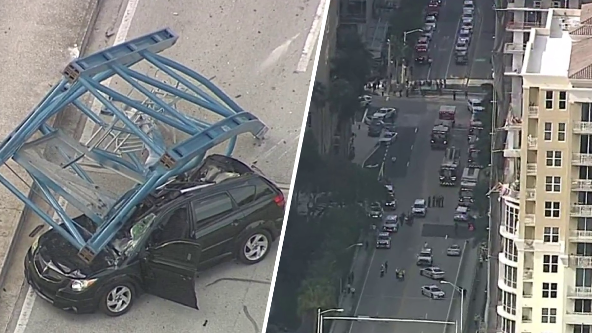 Crane collapse in Fort Lauderdale: Worker dead after crane falls on SE ...