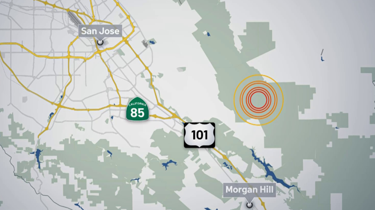 M3.2 earthquake rumbles east of San Jose – NBC Bay Area