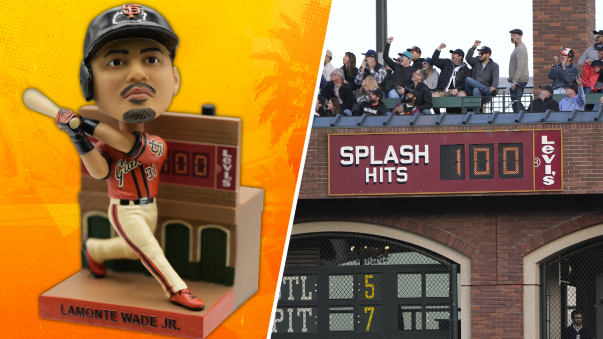 Giants celebrate 100th splash hit with special bobblehead – NBC Bay Area