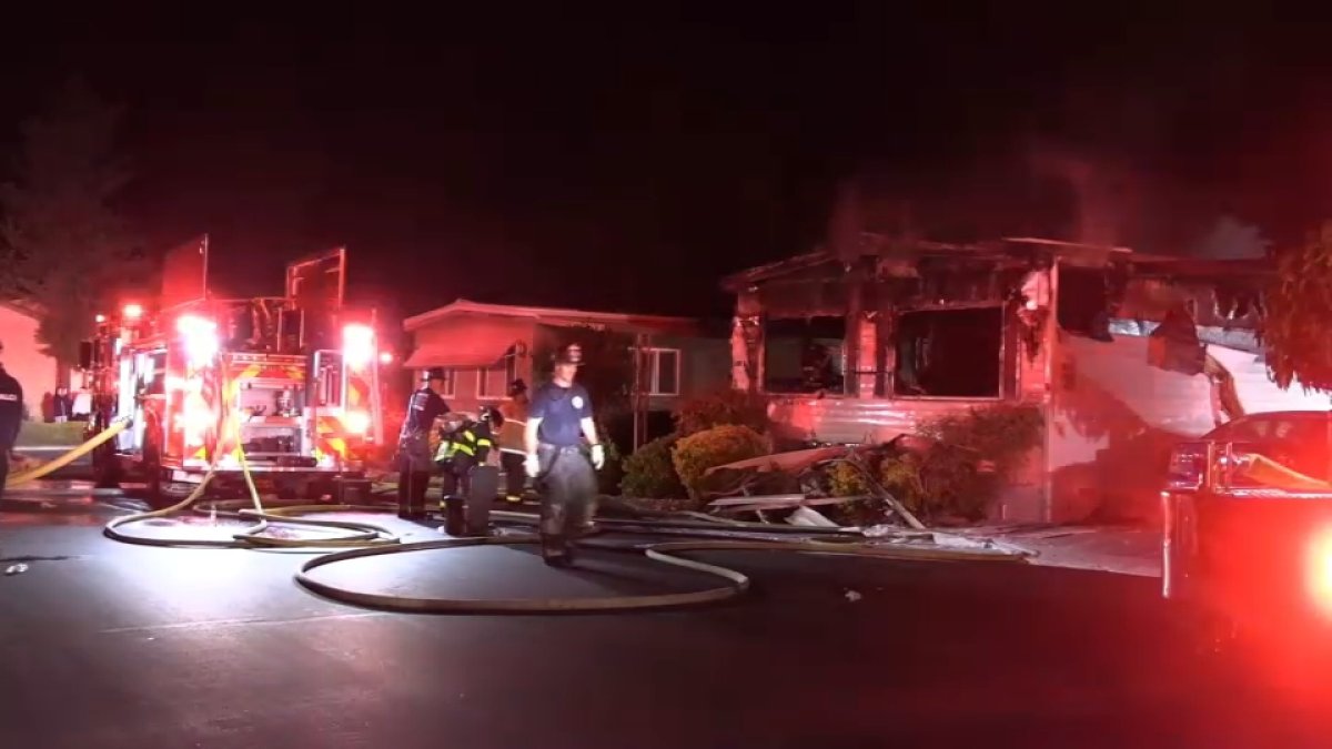 1 dead, 1 injured in Pleasanton mobile home fire – NBC Bay Area
