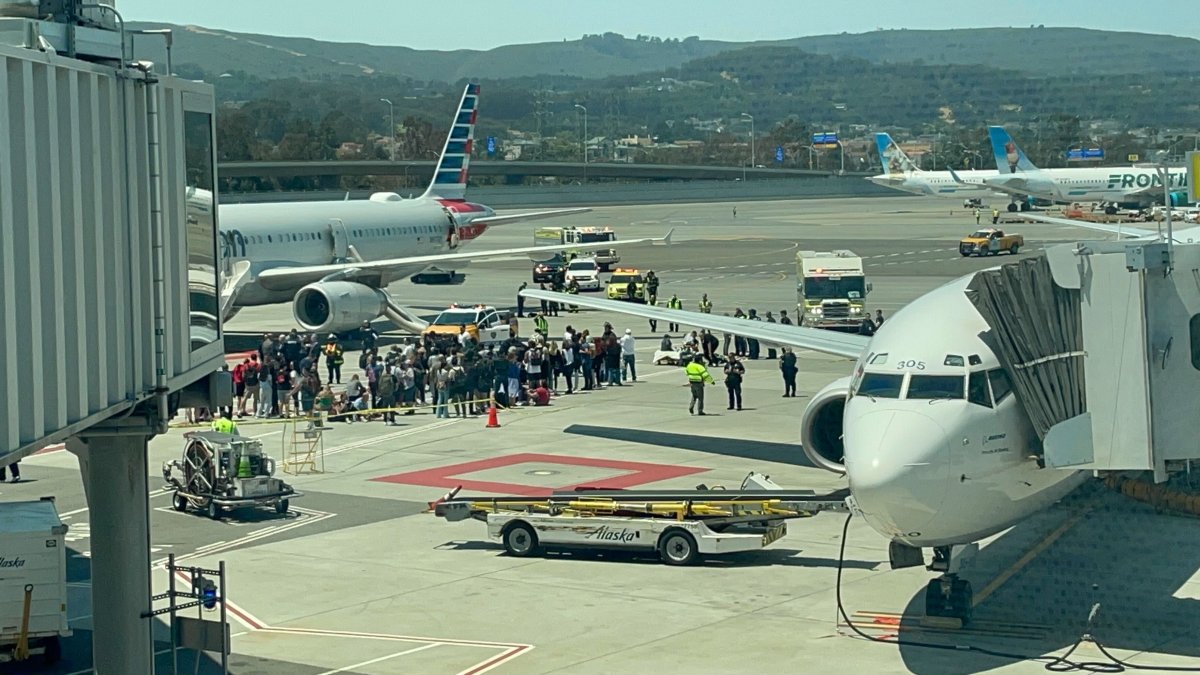 Smoke inside American Airlines plane at SFO forces evacuation – NBC Bay ...