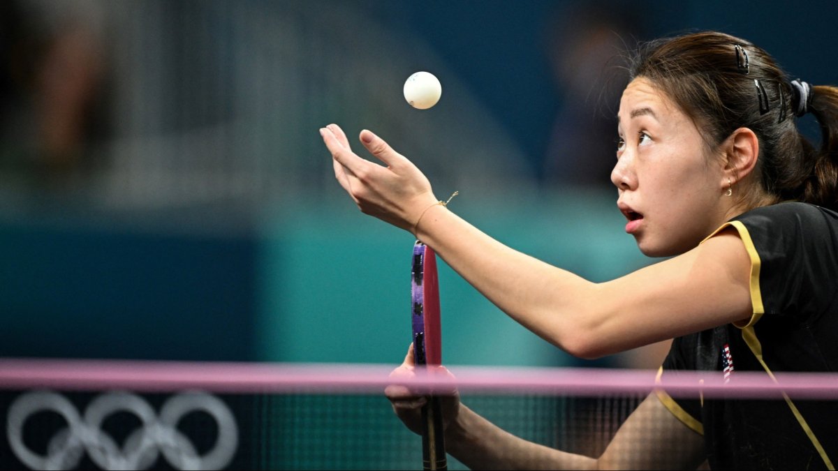 Lily Zhang advances to round of 32 in table tennis after defeating ...