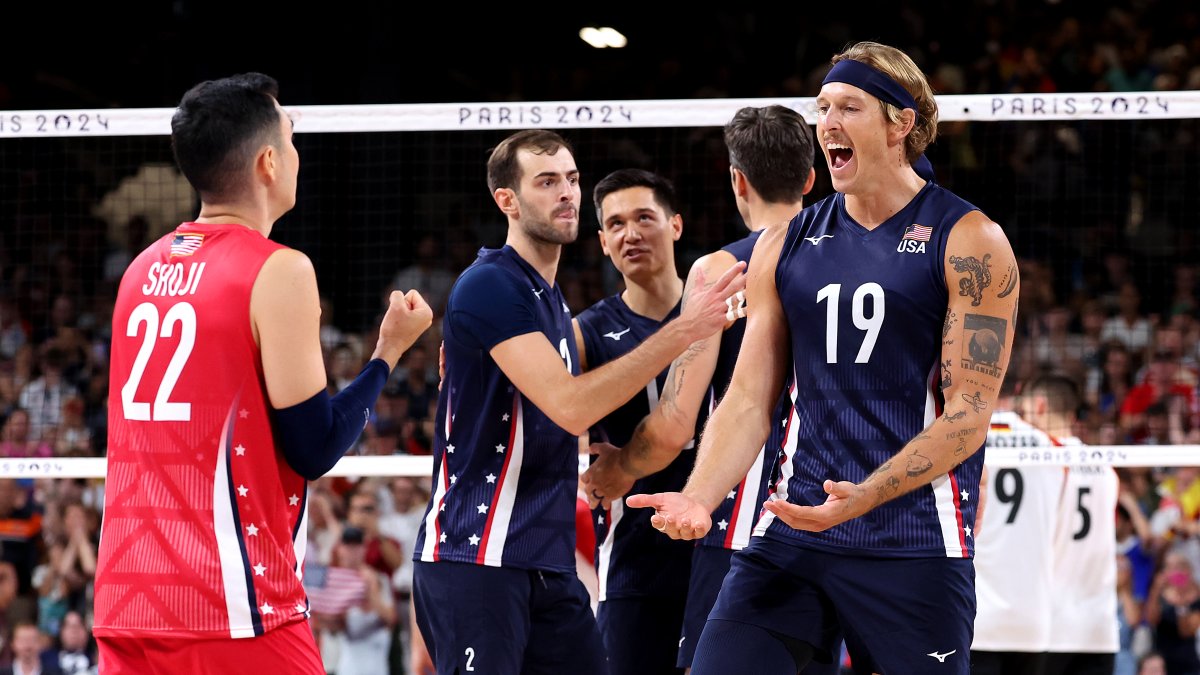 Team USA beats Germany in men’s volleyball at Paris Olympics – NBC Bay Area