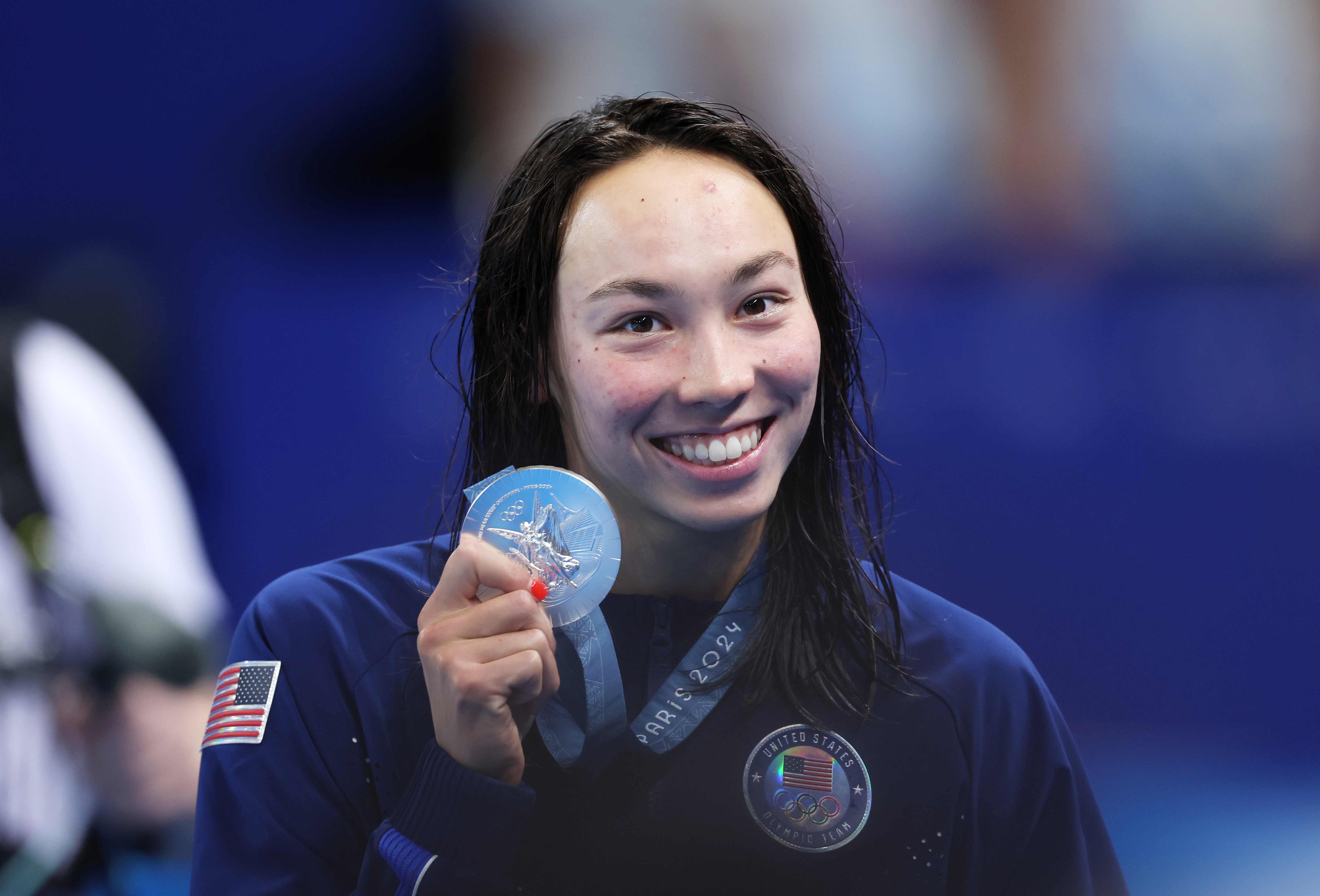 Torri Huske wins silver in 100m freestyle at Paris Olympics – NBC Bay Area