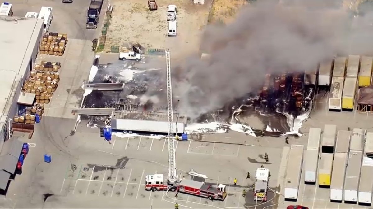 San Jose firefighters battled blaze outside of Goodwill of Silicon ...