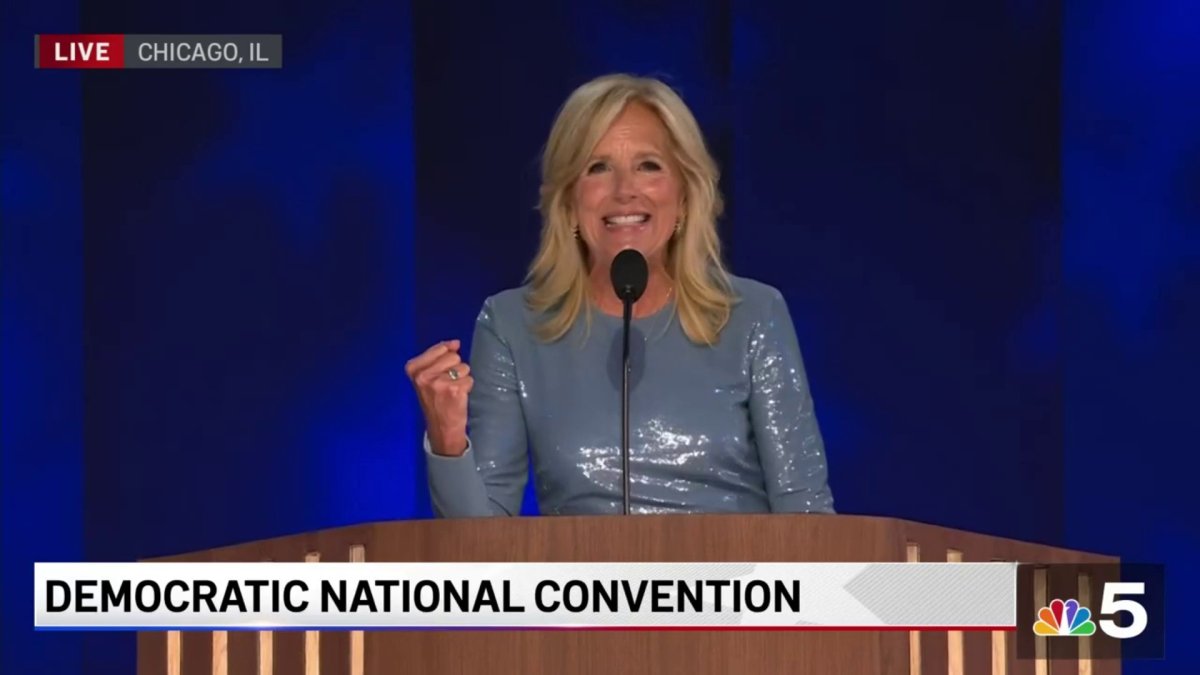First Lady Dr. Jill Biden praises husband’s courage in deciding to halt ...