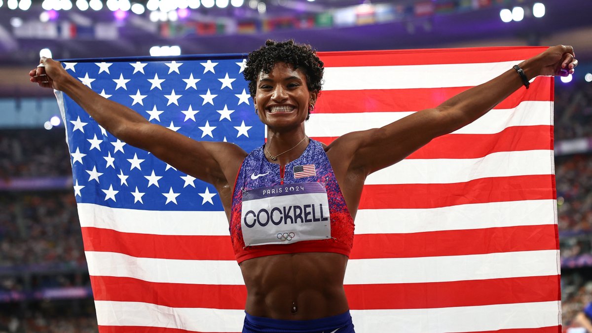 Anna Cockrell Wins Silver In 400m Hurdles At Paris Olympics Nbc Bay Area