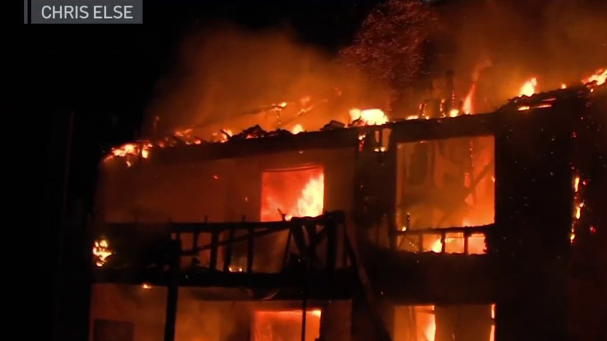 Several people displaced as crews battle 3-alarm apartment fire in ...