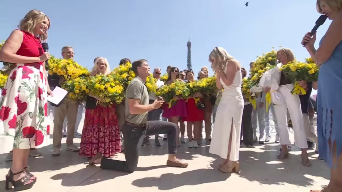 Olympian rower Justin Best surprises girlfriend with proposal on live ...