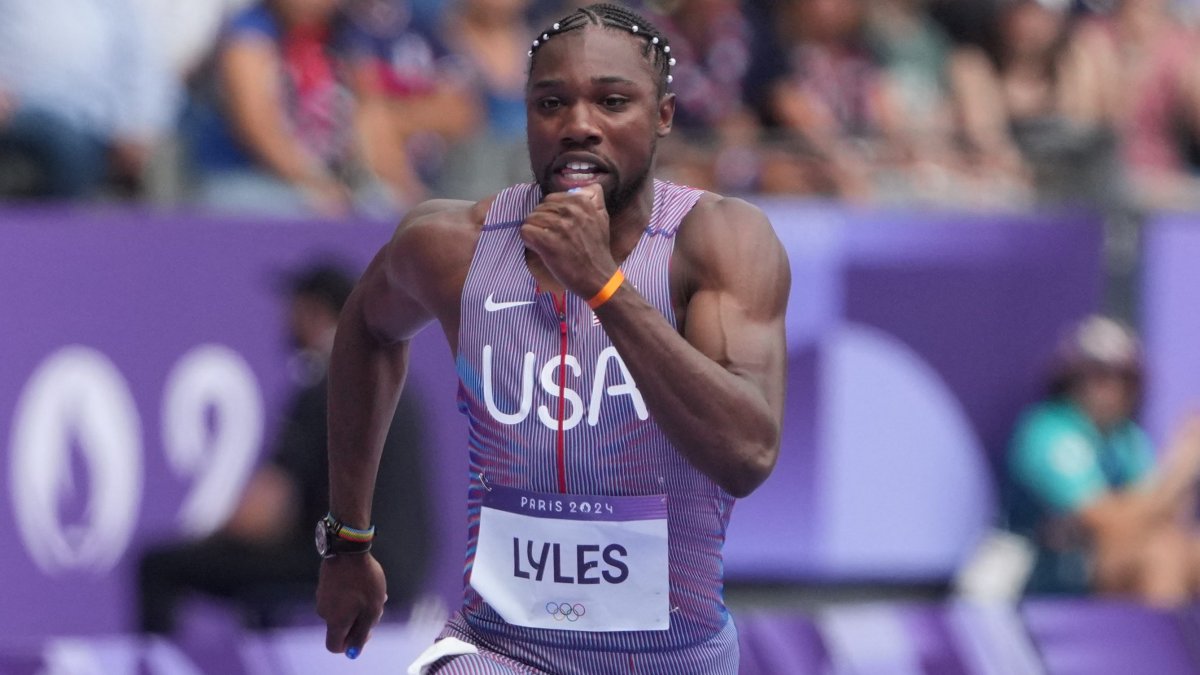 How USA’s Noah Lyles can make rare history in Olympics 200m final – NBC ...