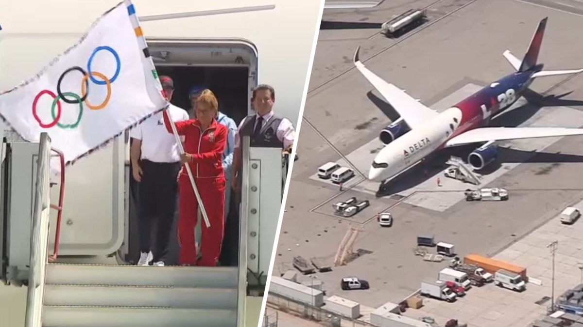 Live updates: Olympic flag arrives in LA for 2028 Olympics – NBC Bay Area