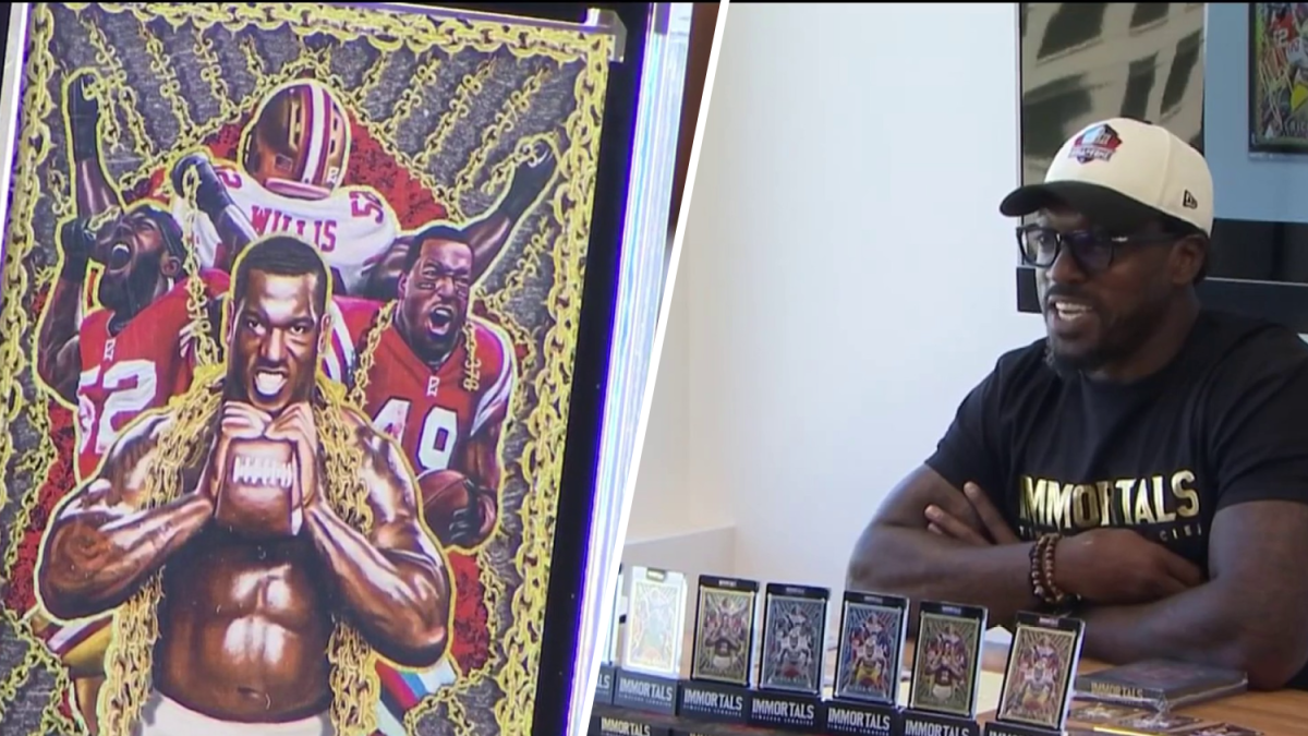49ers legend Patrick Willis shows off trading cards – NBC Bay Area