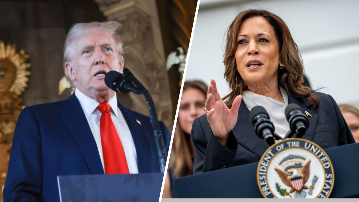 Trump says he wants to face Harris in 3 debates in September – NBC Bay Area