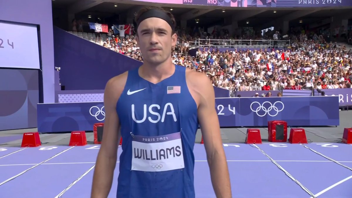 Watch Stanford product Harrison Williams win heat 2 of 100m decathlon – NBC Bay Area