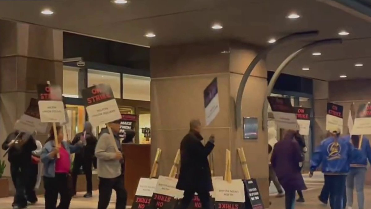 Bay Area hotel workers continue 3-day strike – NBC Bay Area