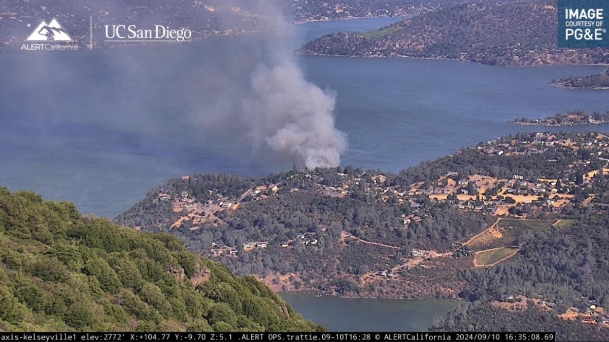 Forward progress stopped in Harbor Fire in Lake County – NBC Bay Area