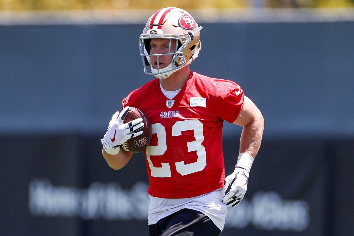 Christian McCaffrey returns to 49ers practice following calf injury ...