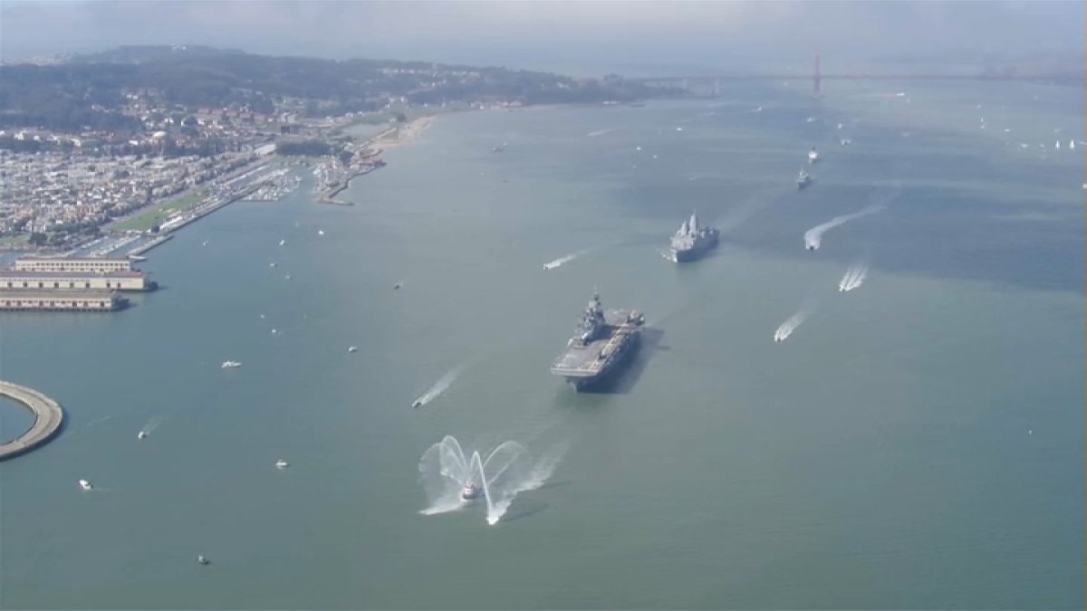 Watch: Parade of Ships for San Francisco Fleet Week 2024 – NBC Bay Area