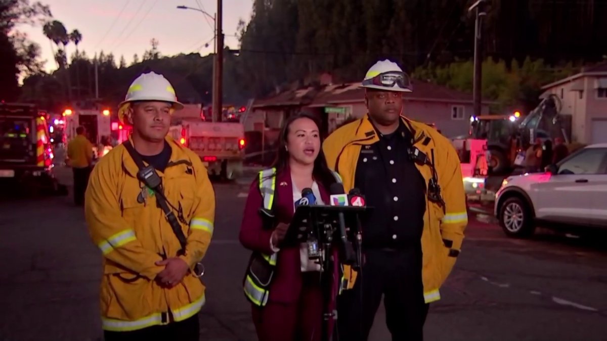 Oakland officials provide update on Kelly Fire – NBC Bay Area
