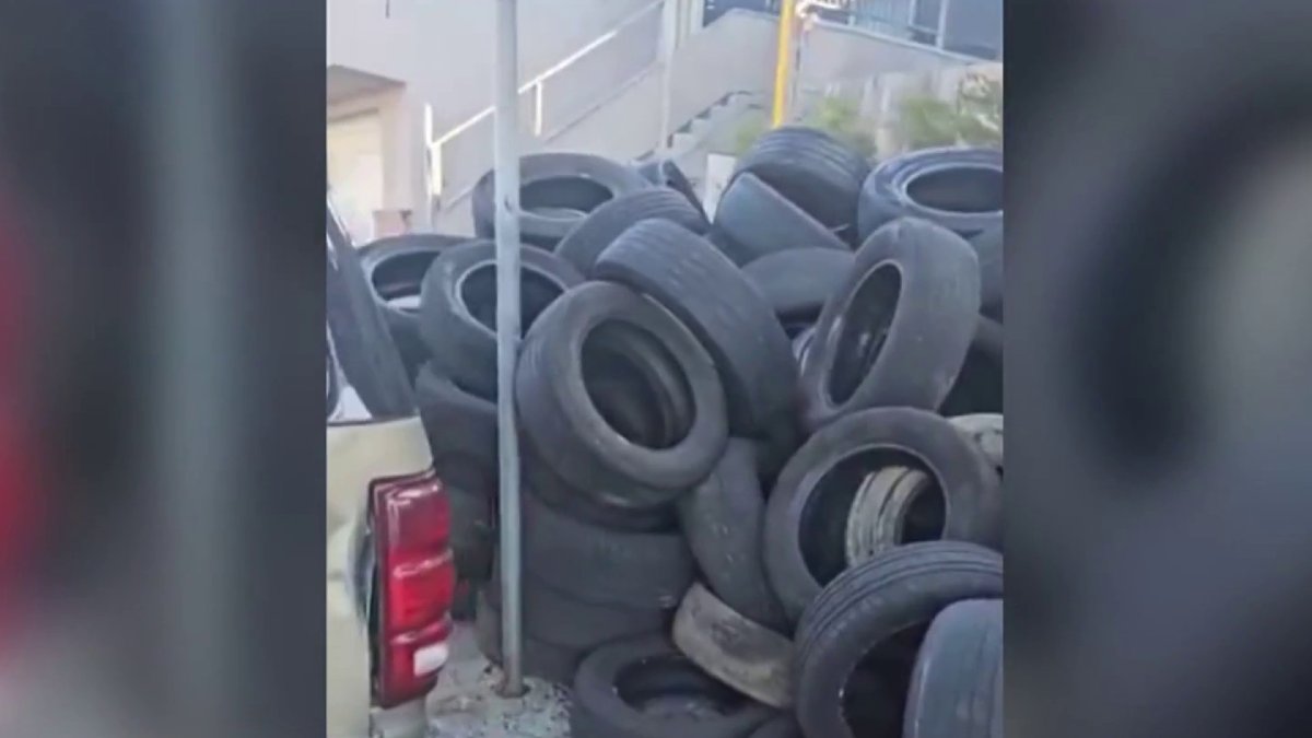 Viral video shows Oakland streets trashed by dumped tires – NBC Bay Area