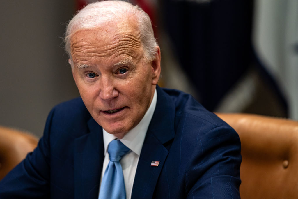 Biden sets off a firestorm with his response to Trump rally comedian’s ...