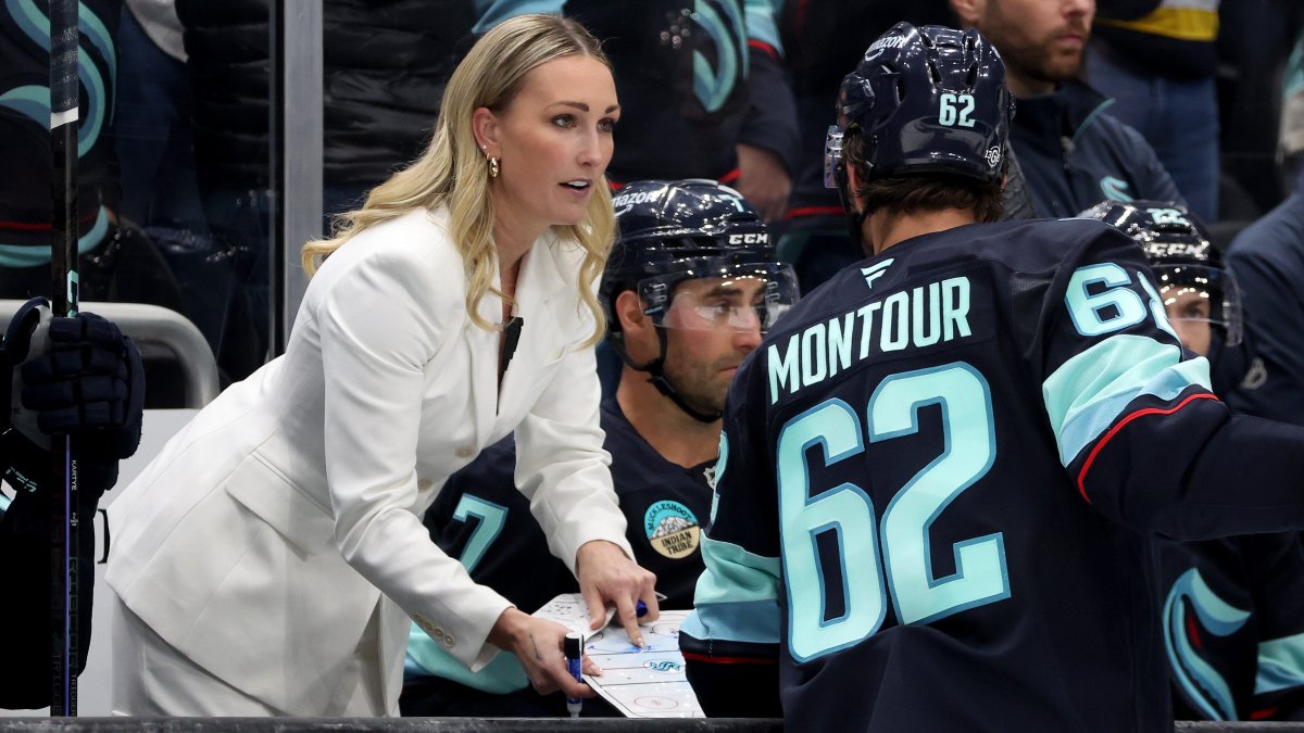 Meet Kraken assistant Jessica Campbell: NHL’s first female coach – NBC ...