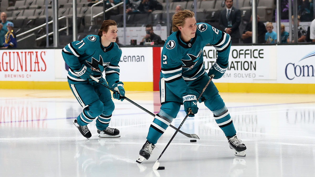Sharks GM Mike Grier shares Macklin Celebrini, Will Smith development ...