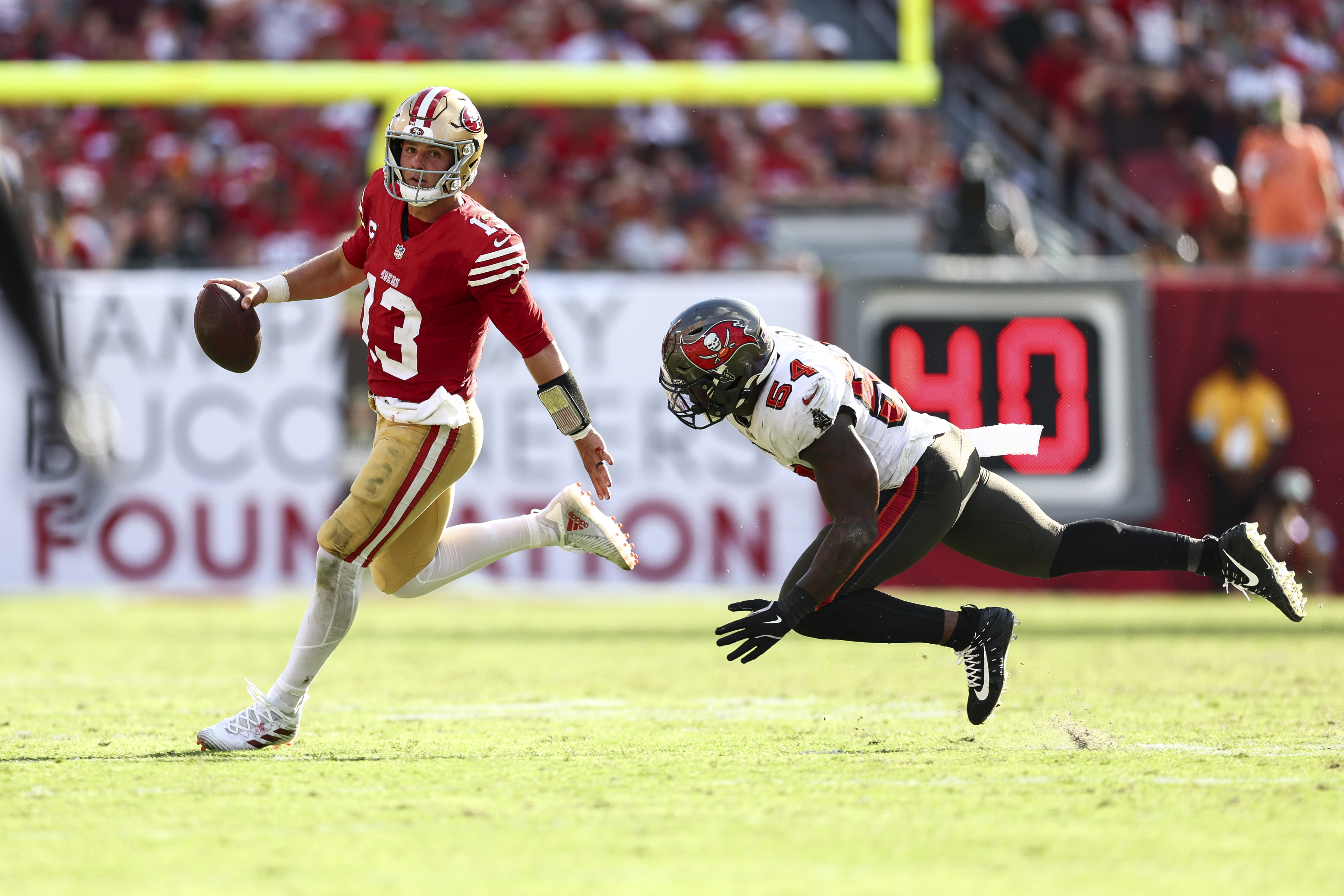 Purdy’s big 4th quarter helps 49ers overcome mistakes and beat the Bucs ...