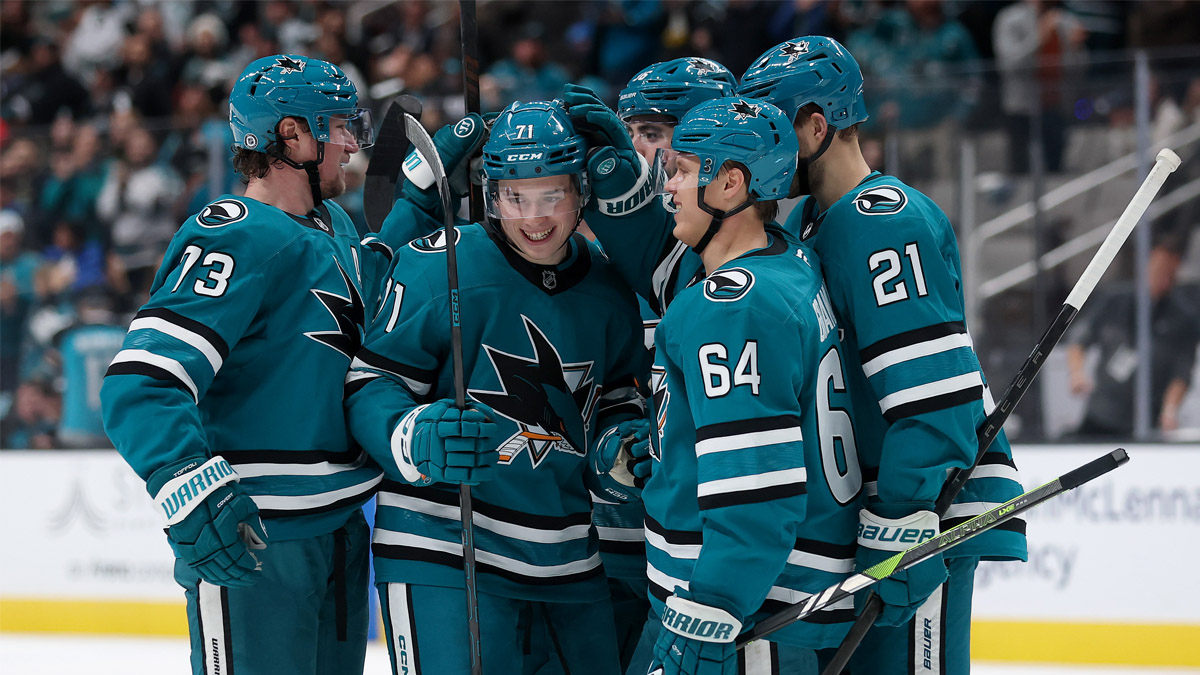 Macklin Celebrini makes Sharks history with multi-point game vs. Jets ...