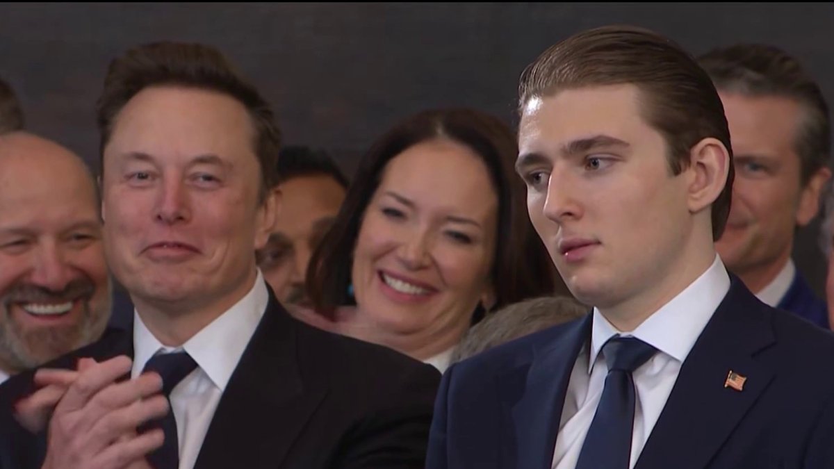 A closer look: Trump flanked by tech billionaires at his inauguration ...