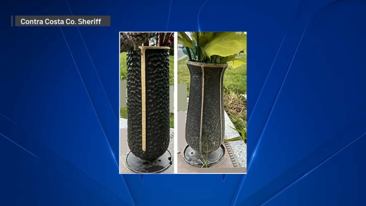 Bronze vases stolen from East Bay cemetery – NBC Bay Area